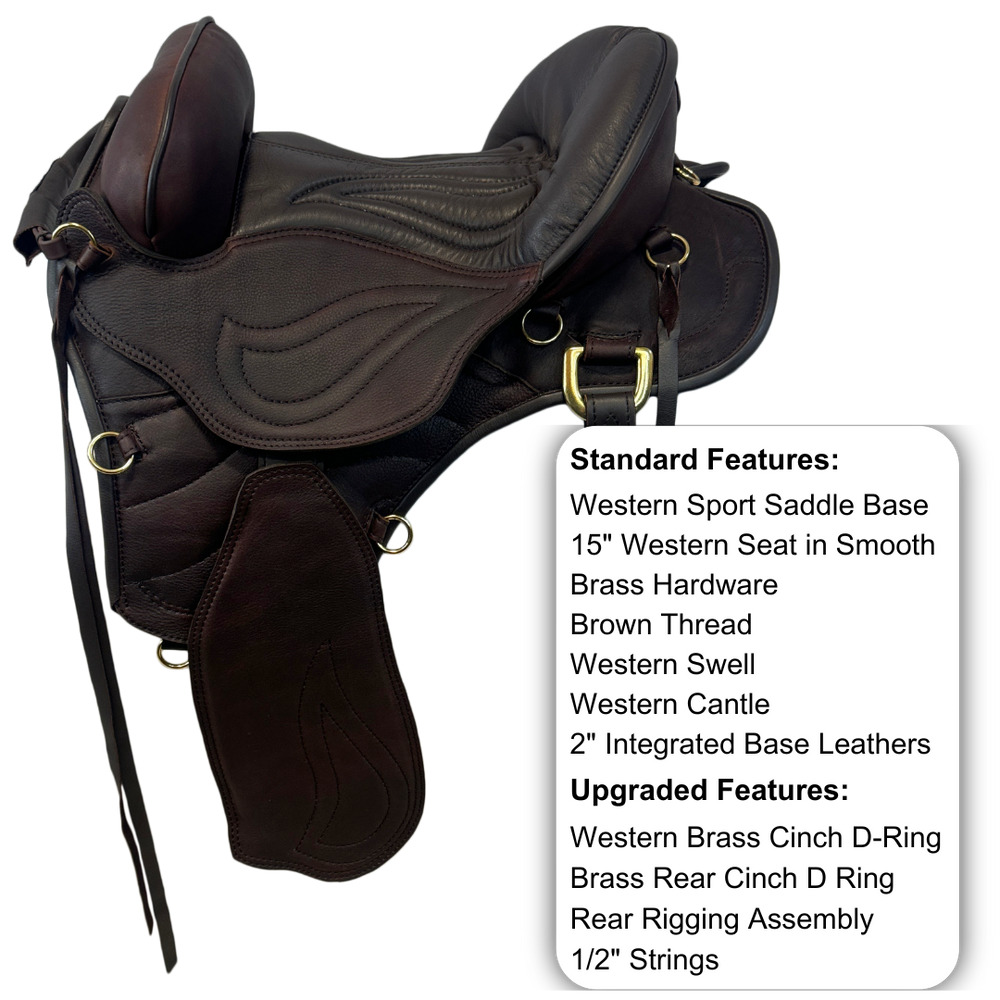 Sensation Ride™ Western Sport Saddle - Classic Model